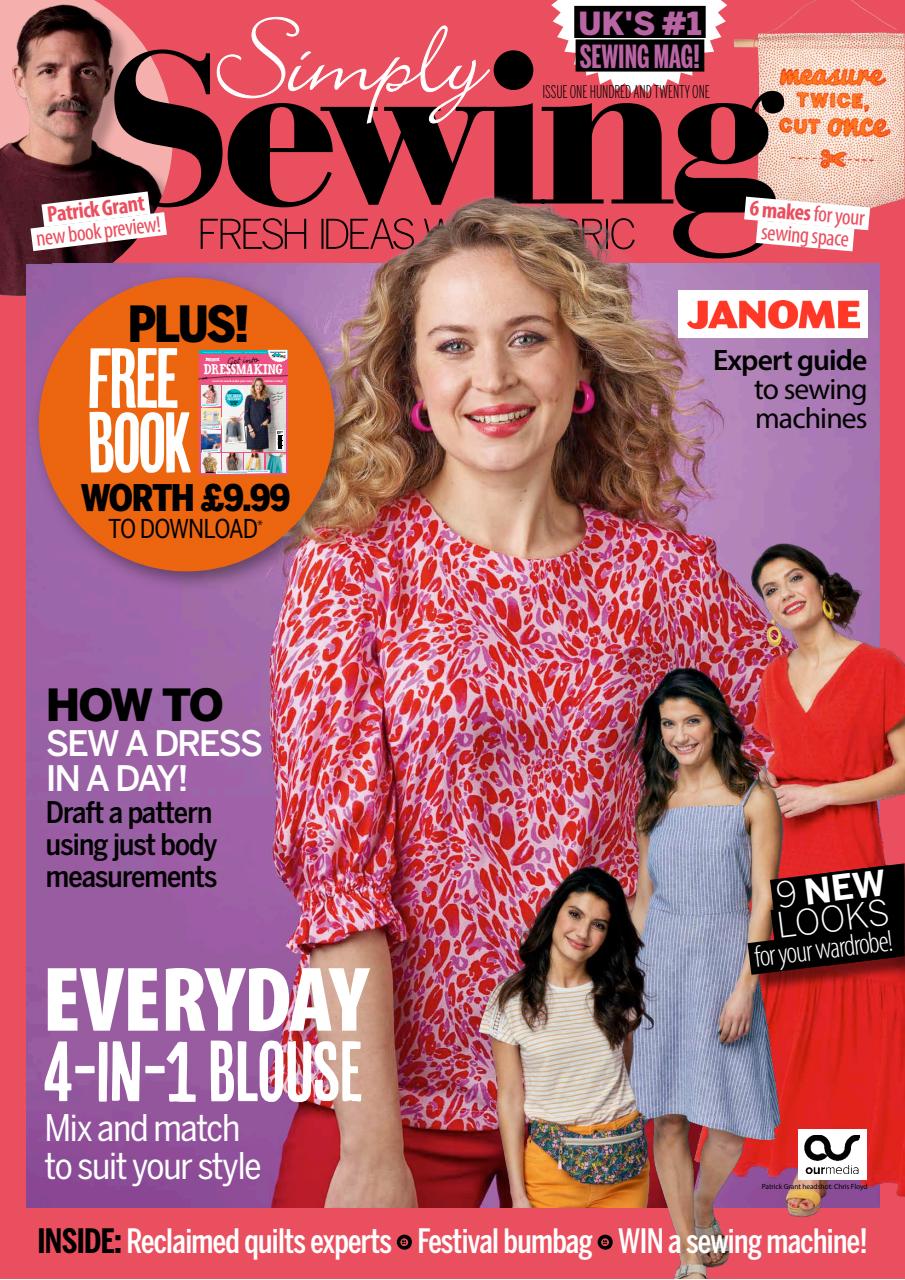 Simply Sewing Magazine Subscriptions and 121 Issue | Pocketmags