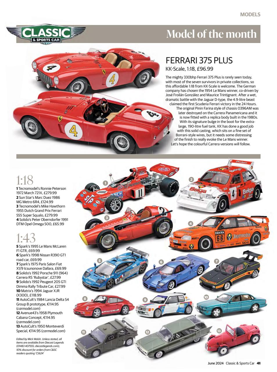 Classic & Sports Car Magazine Subscriptions and Jun-24 Issue