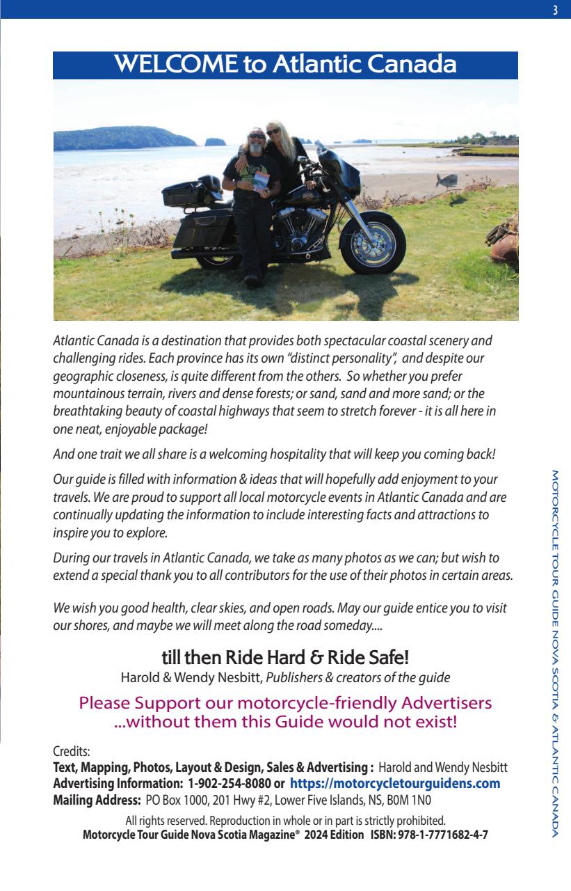 Motorcycle Tour Guide Nova Scotia Magazine Suscripciones y 2024 Edition ...