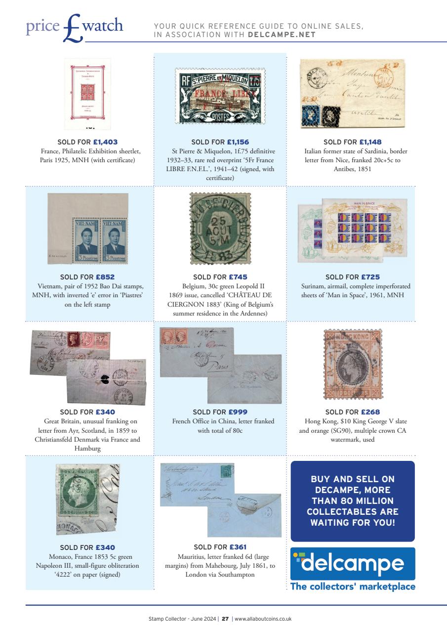 Stamp Collector Magazine Subscriptions and June 2024 Issue