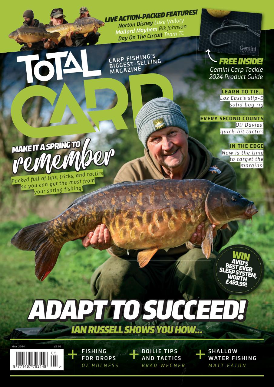Total Carp Magazine Subscriptions and May 2024 Issue