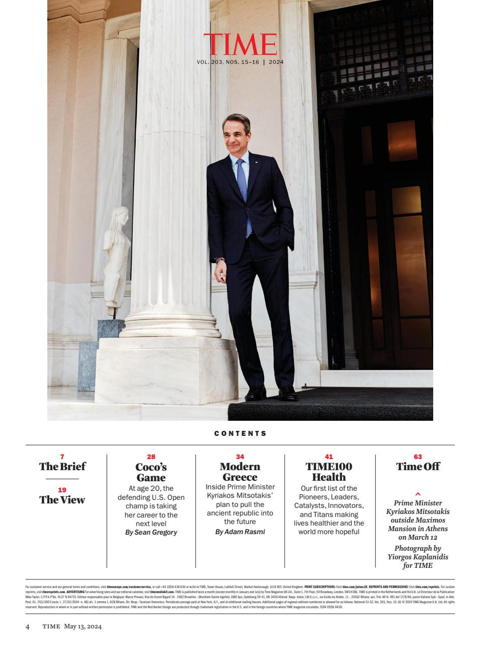 Time Magazine Abonnements und 13-May-24 Ausgabe | Pocketmags