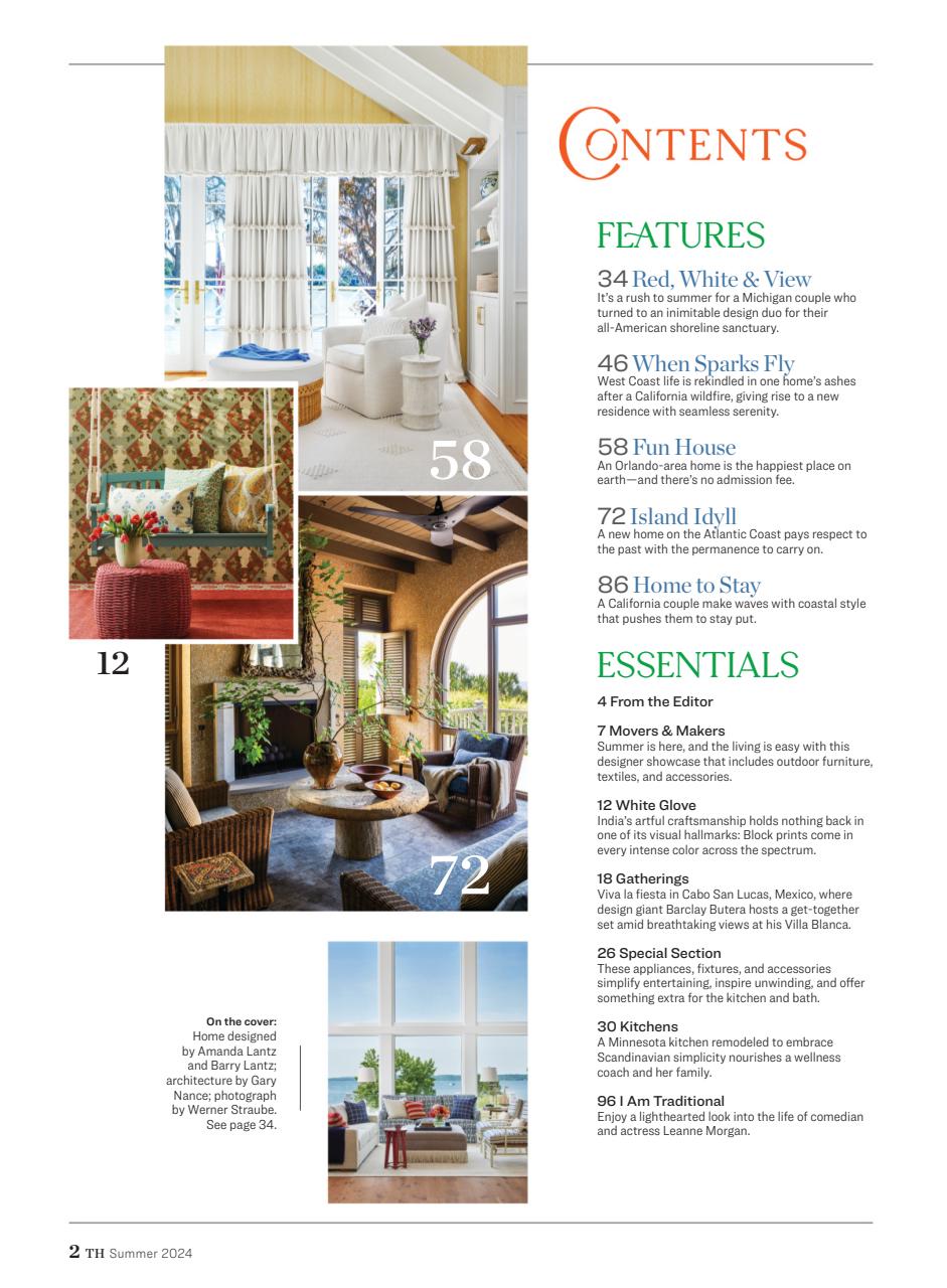 Traditional Home Magazine Subscriptions and Summer 2024 Issue