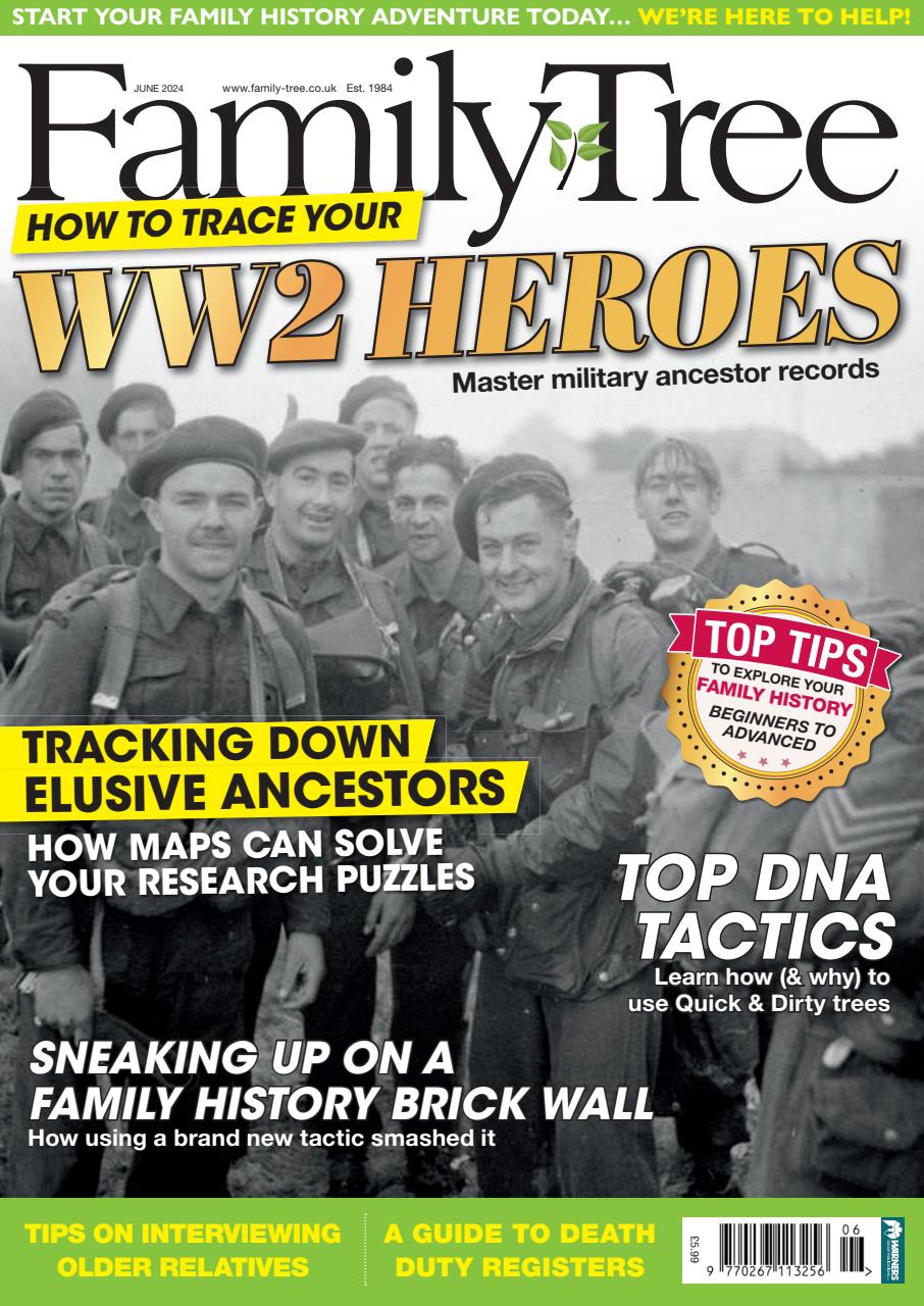Family Tree Magazine Subscriptions and June 2024 Issue