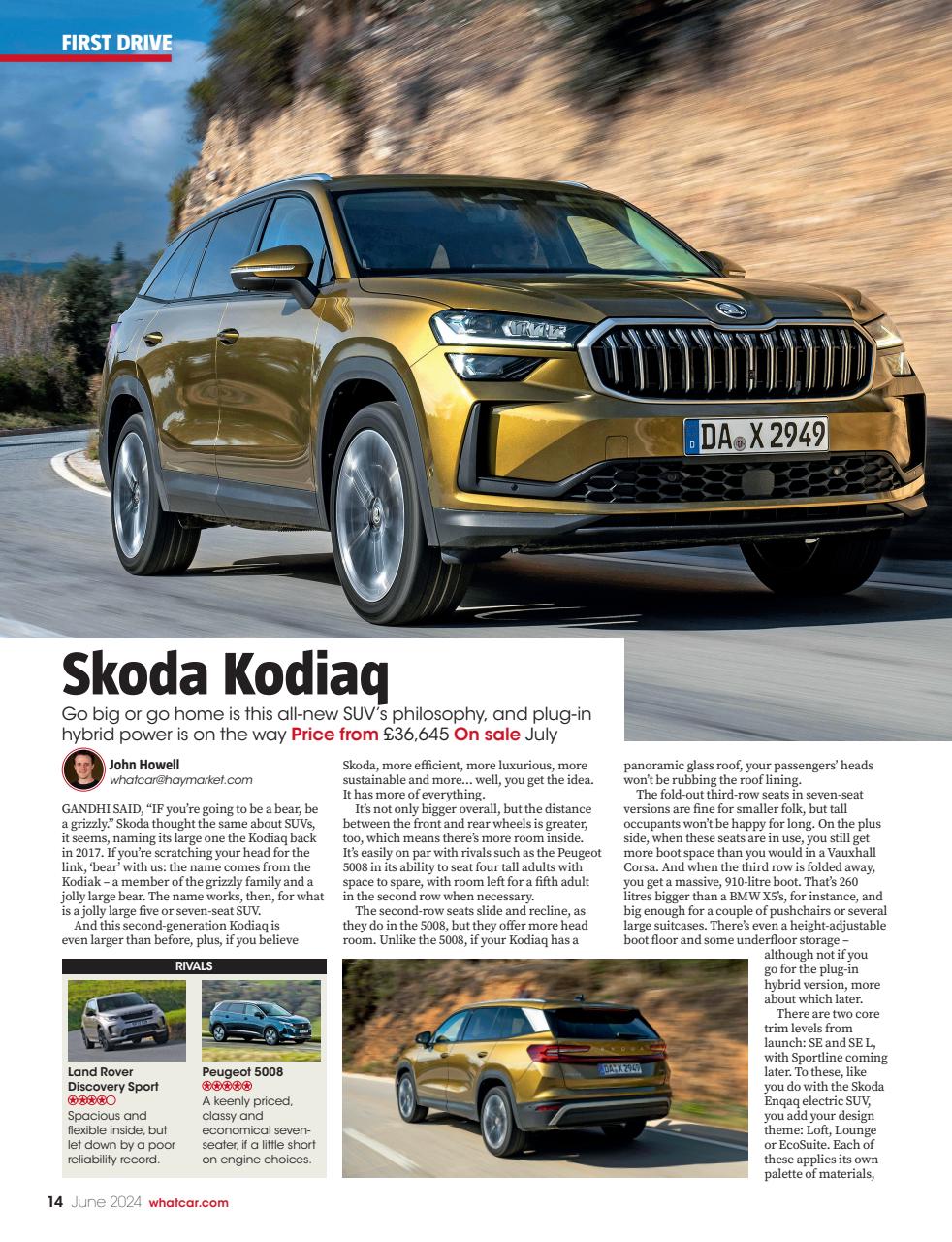 What Car? Magazine Subscriptions and Jun-24 Issue