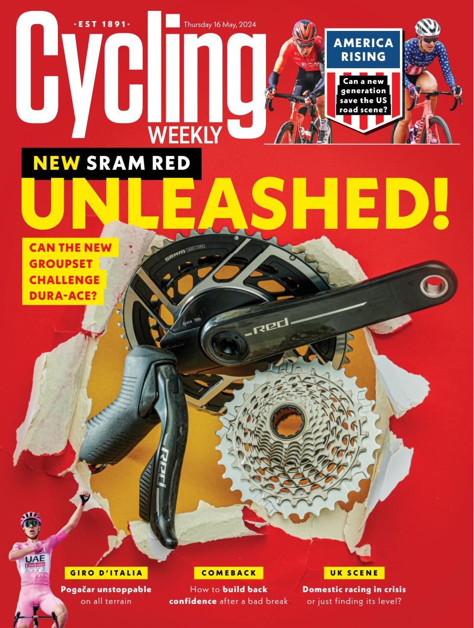 Cycling Weekly Magazine Subscriptions and 16 May 2024 Issue