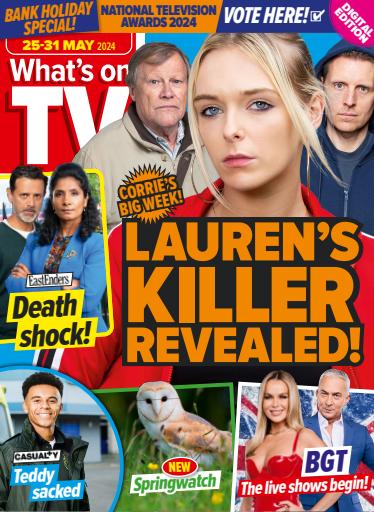 What's on TV Magazine Subscriptions and 25 May 2024 Issue