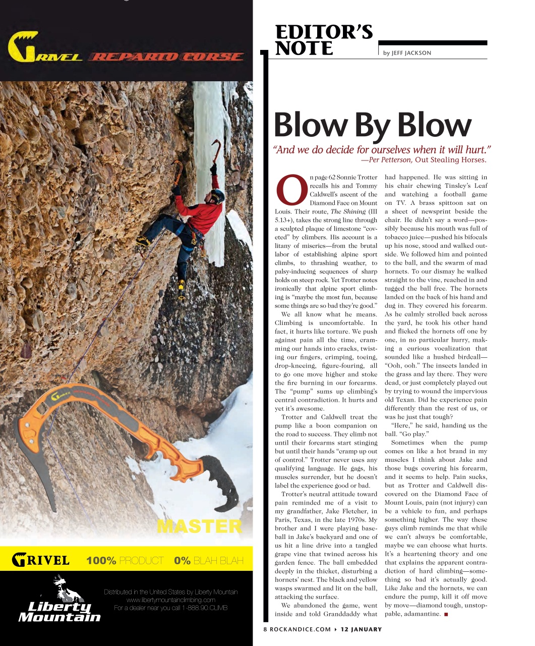 Rock and Ice Magazine - January 2012 Back Issue