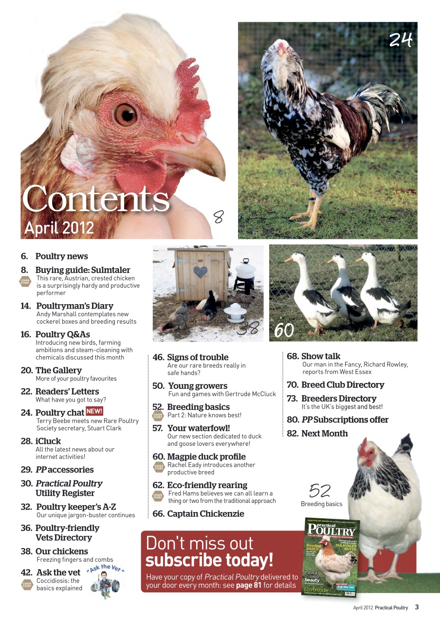 Practical Poultry Magazine - Practical Poultry April 2012 Back Issue