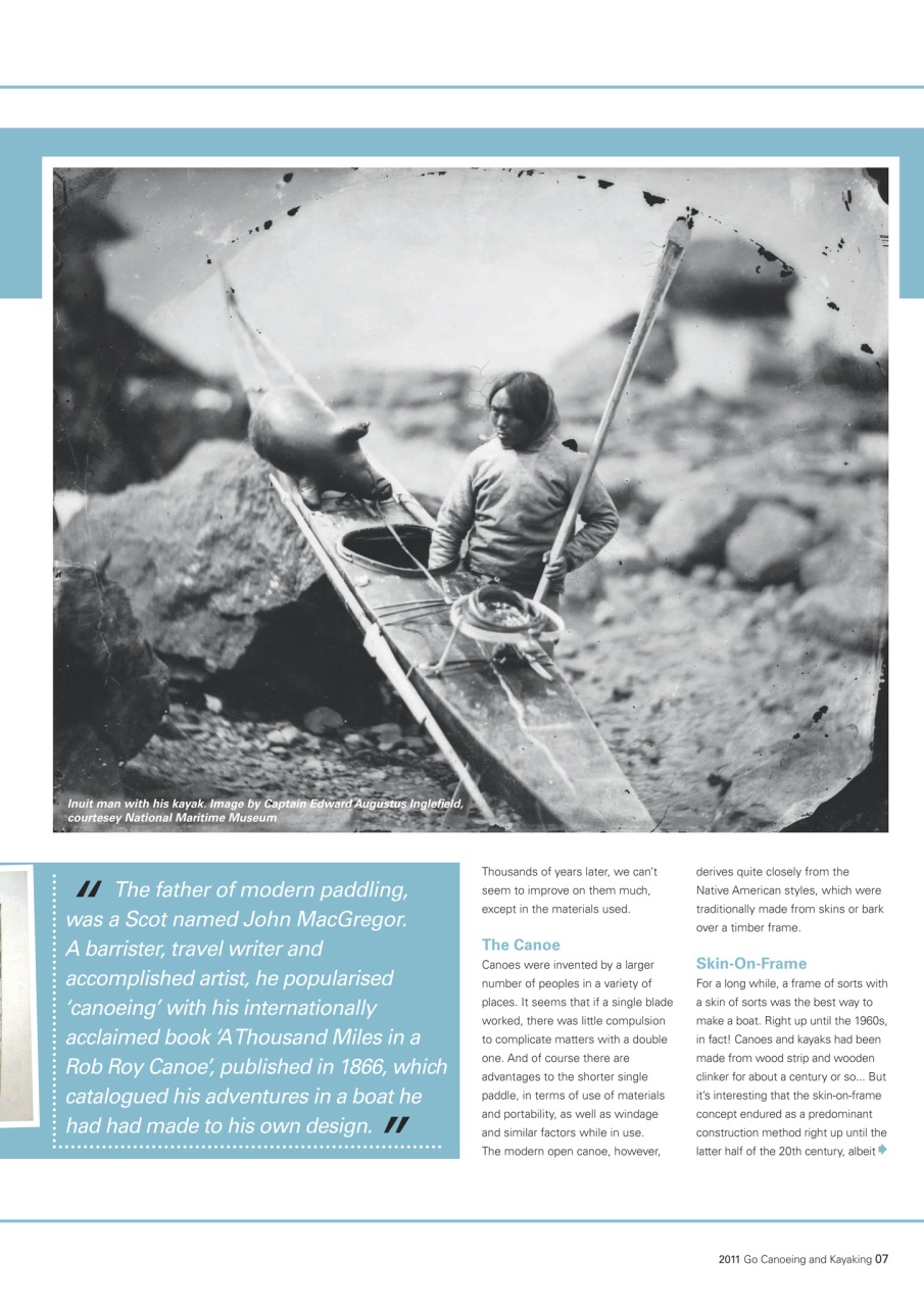 Go Canoeing and Kayaking Magazine - Issue 1 (2011) Back Issue