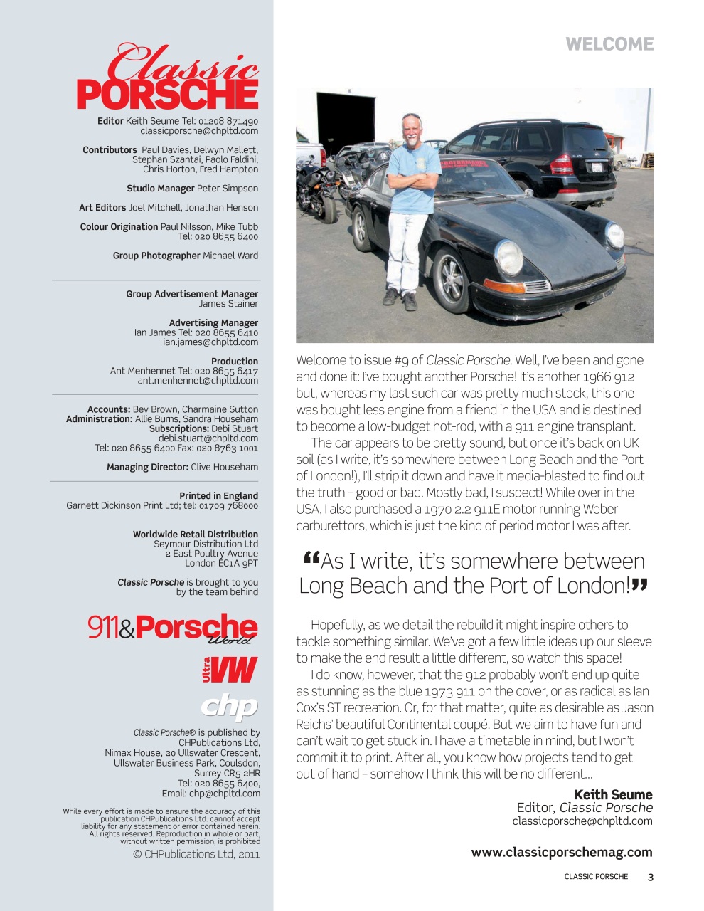 Classic Porsche Magazine - Classic Porsche issue 9 Back Issue