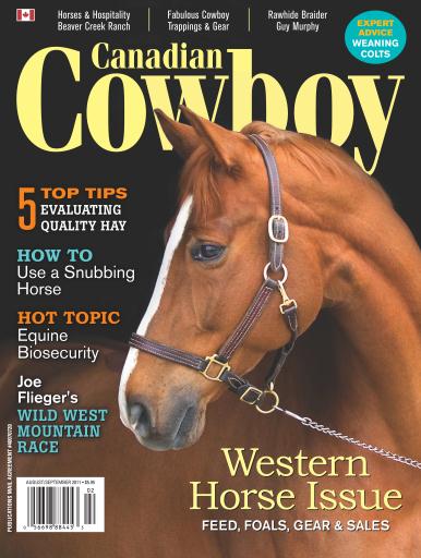 Canadian Cowboy Country Magazine - August-September 2011 Back Issue
