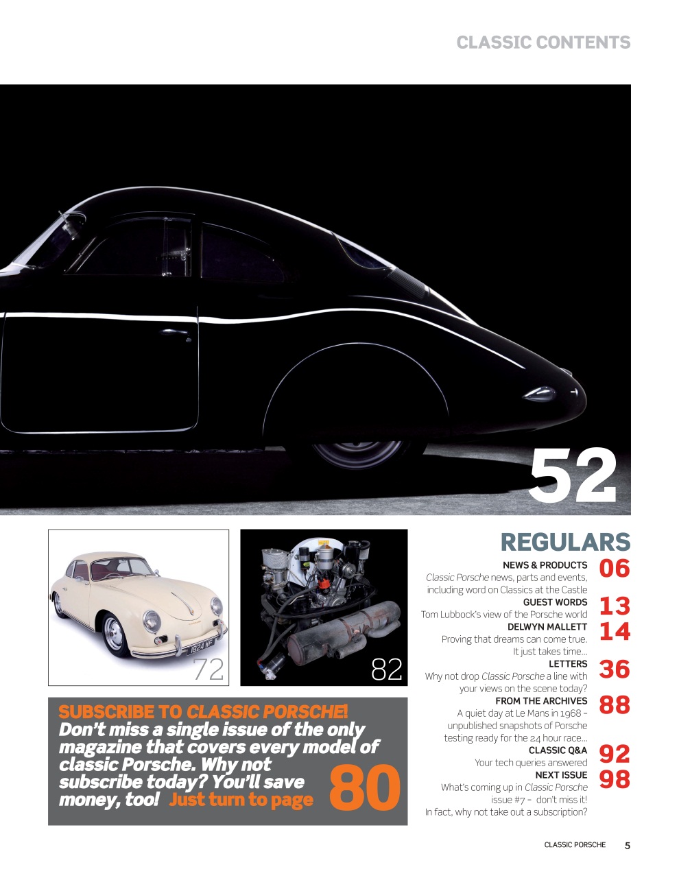 Classic Porsche Magazine - Classic Porsche issue 6 Back Issue