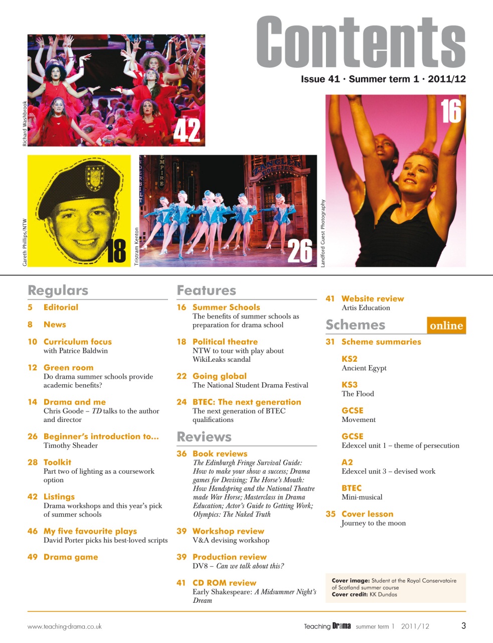 Drama and Theatre Magazine - Teaching Drama Summer 1 Back Issue