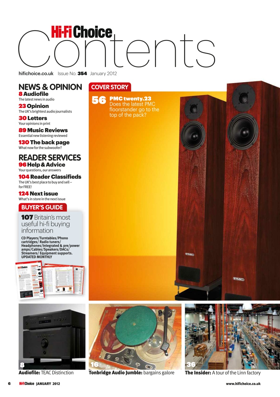 Hi-Fi Choice Magazine - Hi-Fi Choice January 2012 Back Issue