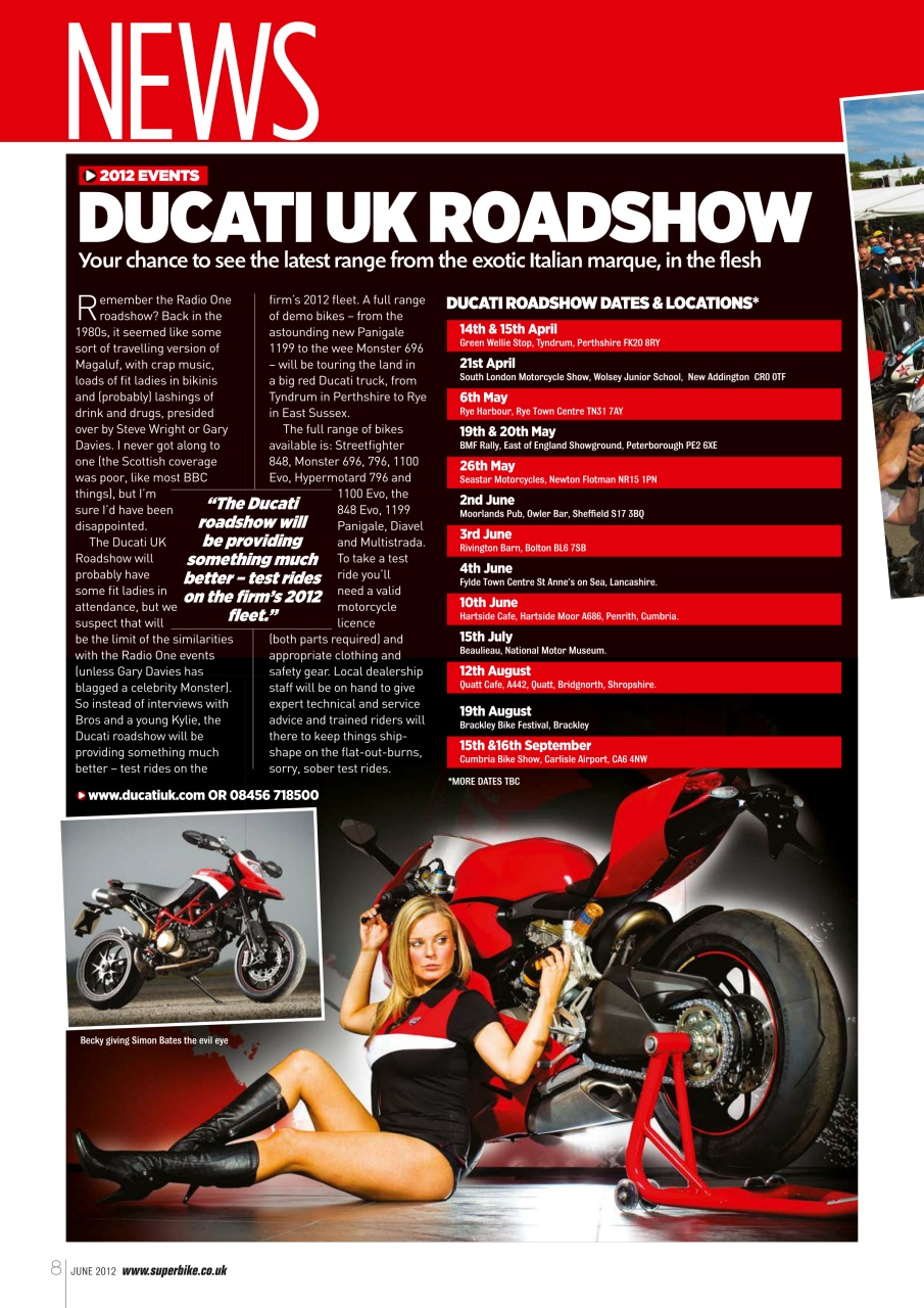 Superbike Magazine - June 2012 Back Issue