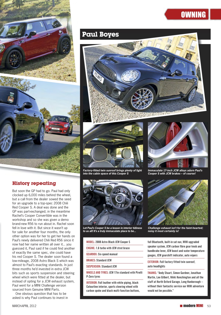 Performance Mini Magazine - Modern Mini Sample Issue NEW Special Issue