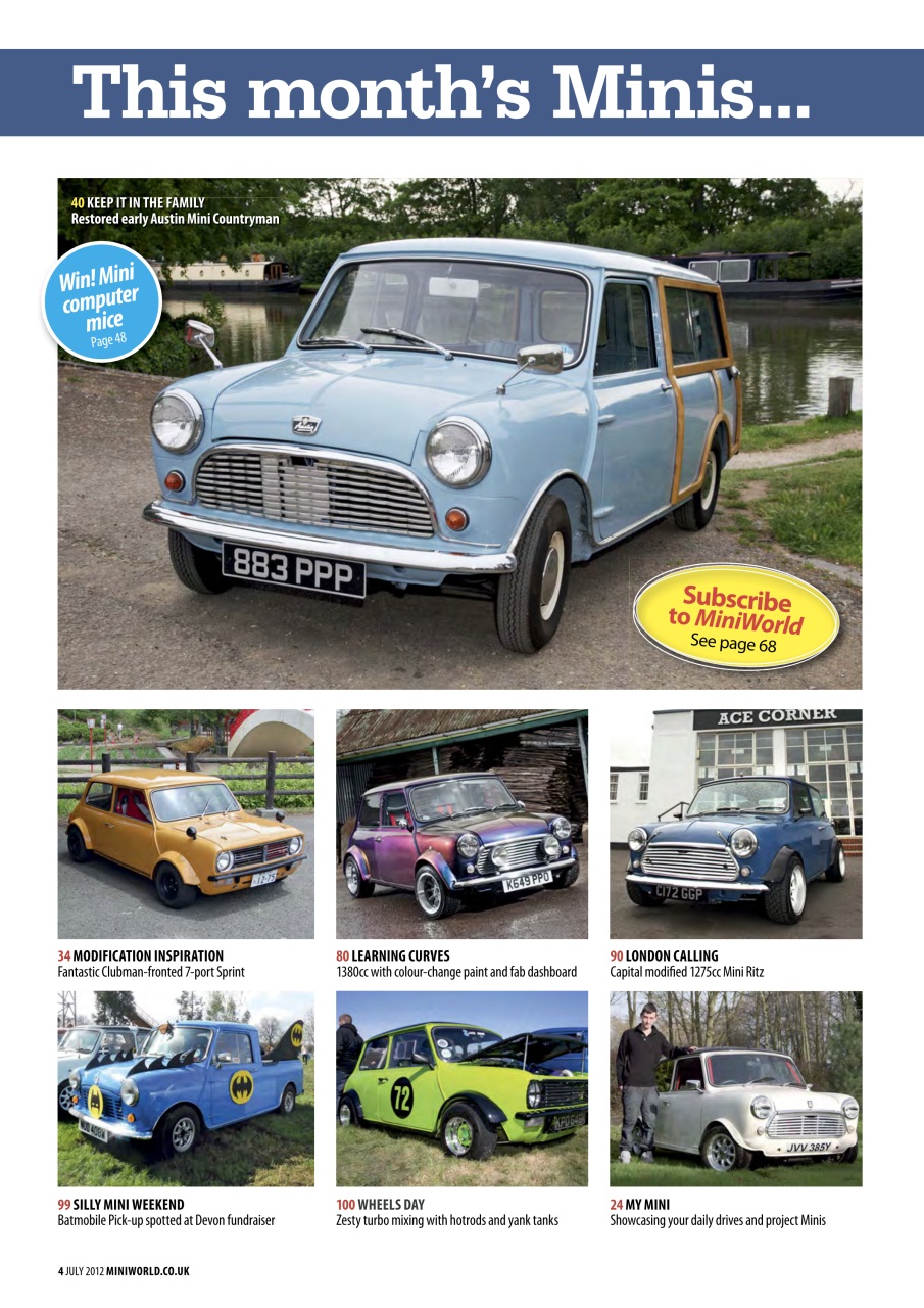 Mini World Magazine - Mini World July 2012 Back Issue