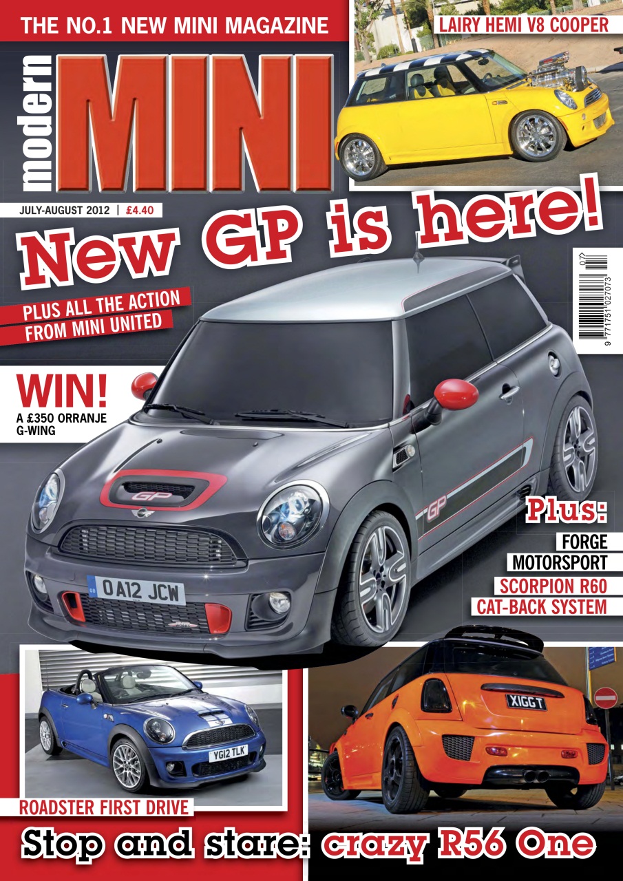 Performance Mini Magazine - Modern Mini JULY-AUGUST 2012 Back Issue