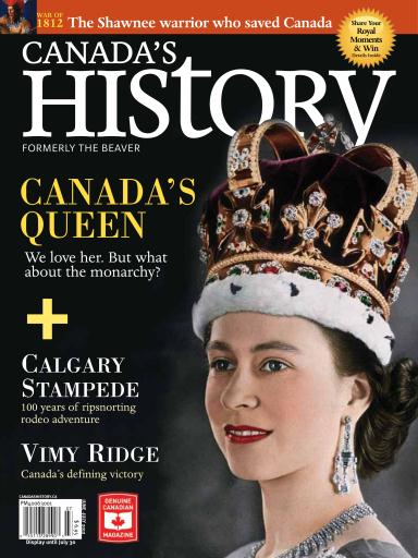 Canada's History Magazine - June-July 2012 Back Issue
