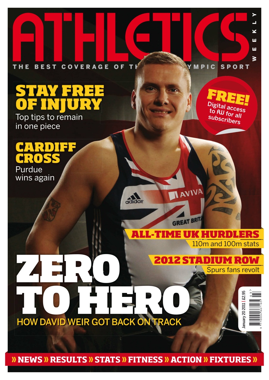 AW – Athletics Weekly Magazine - AW Jan 20 2011 Back Issue