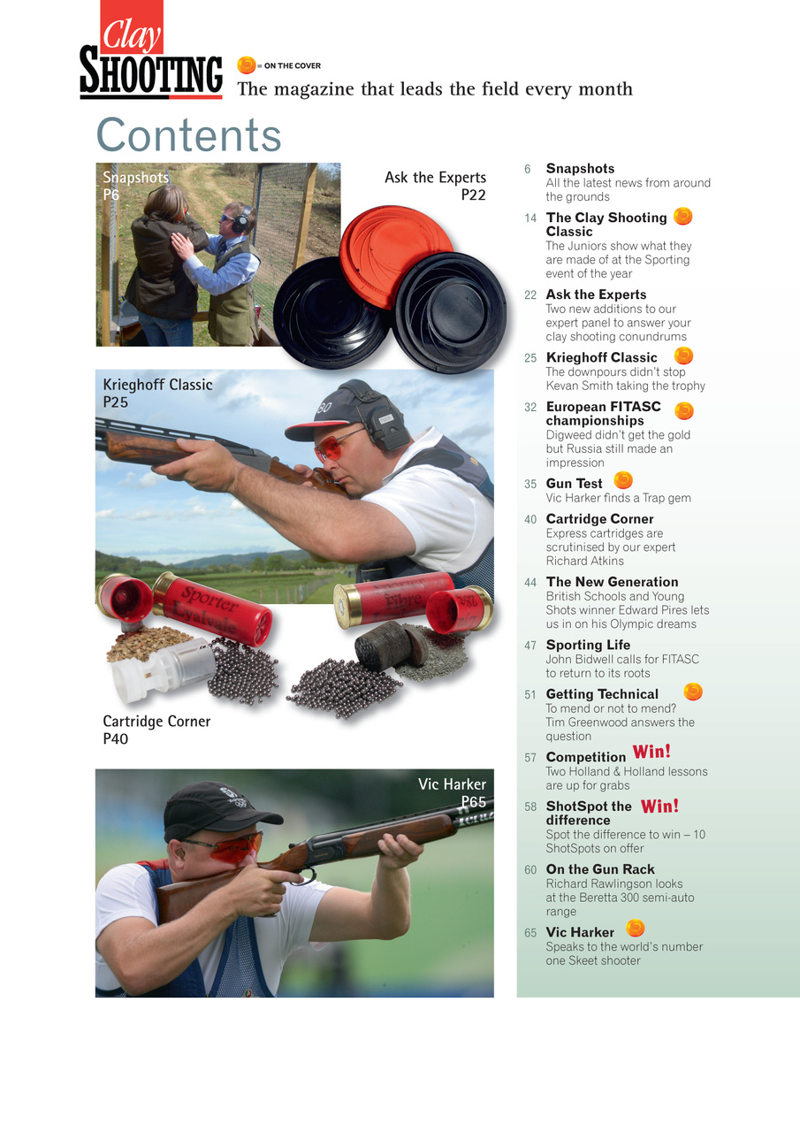 Clay Shooting Magazine - Summer 2010 Back Issue