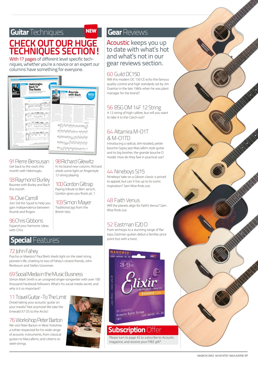 Acoustic Magazine - 63 Back Issue