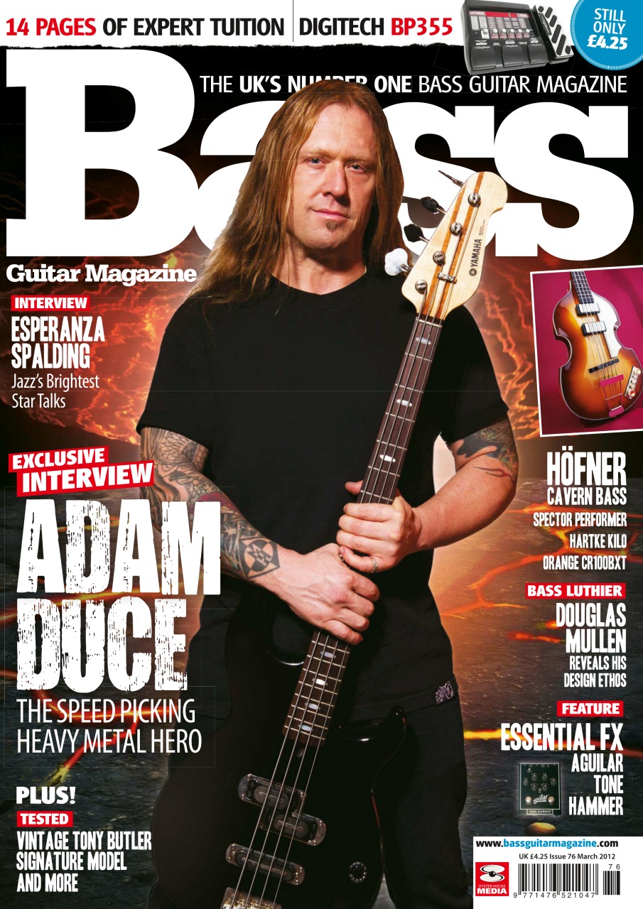 Bass Player UK Magazine - 76 March 2012 Back Issue