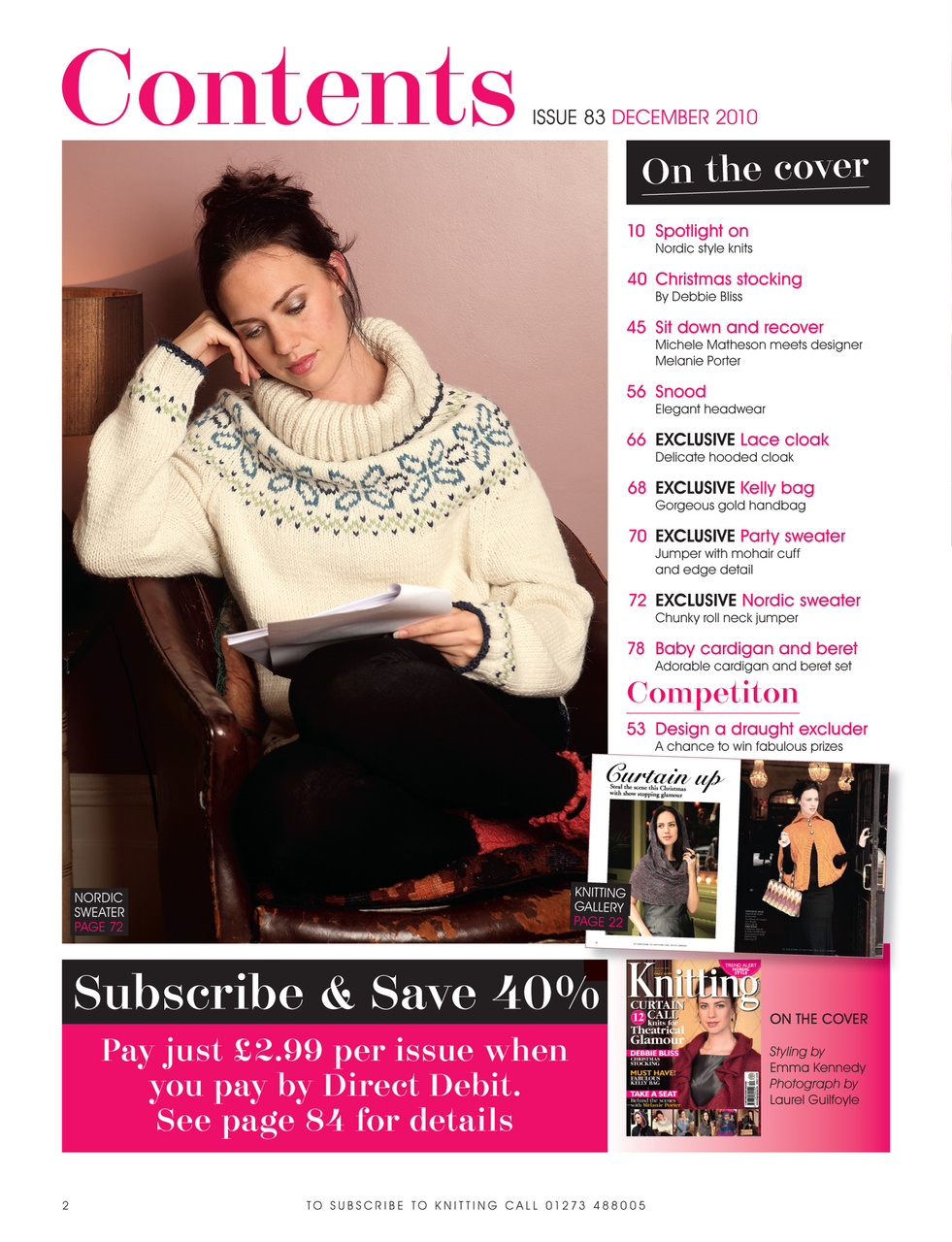 Knitting Magazine - December 2010 Back Issue