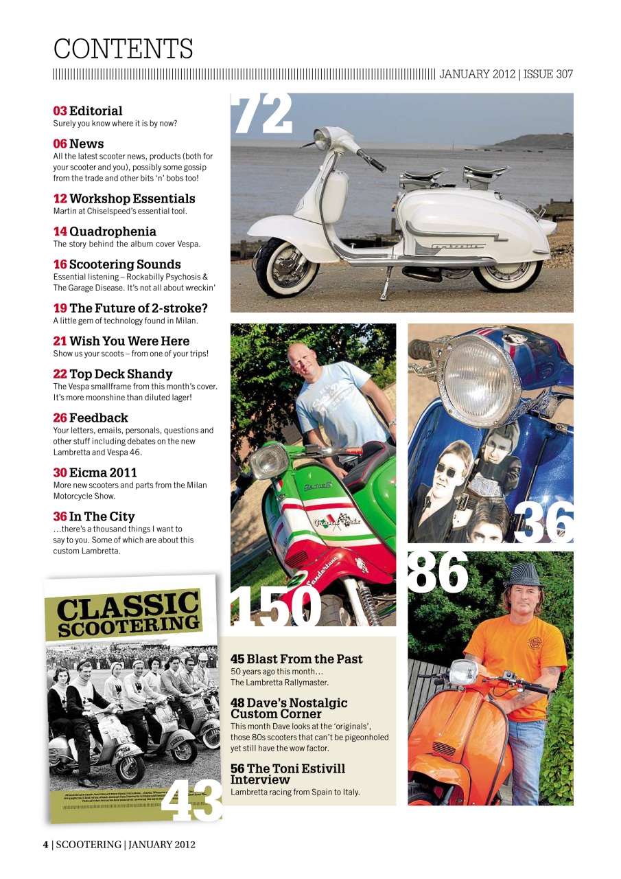 Scootering Magazine - January 2012 Back Issue