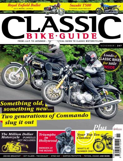 Classic Bike Guide Magazine - November 2011 Back Issue