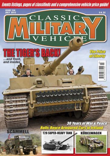 Classic Military Vehicle Magazine - CMV July 2012 Back Issue