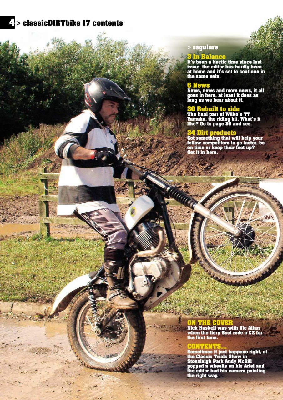 Classic Dirt Bike Magazine - Classic Dirt Bike Issue #17 Back Issue