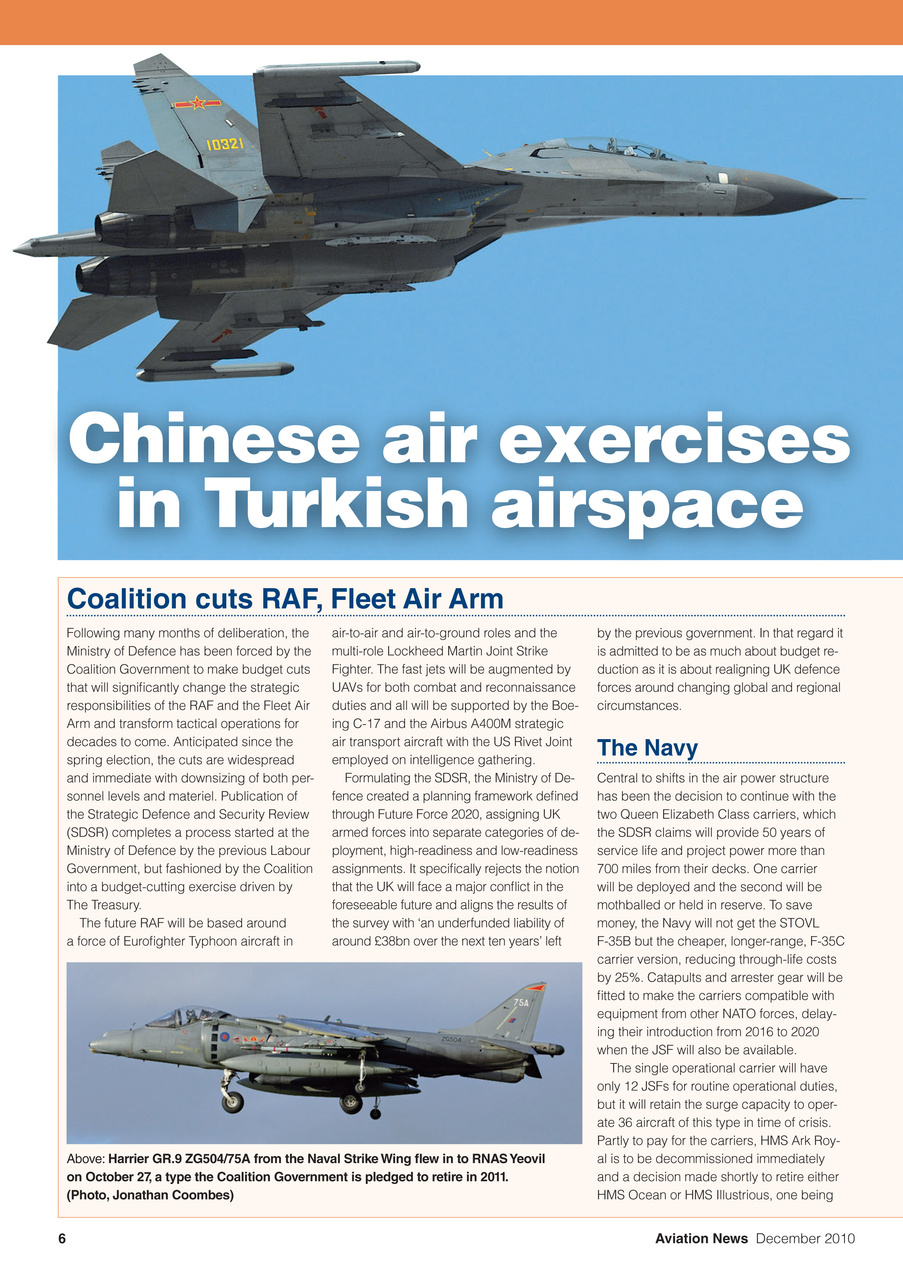 Aviation News Magazine - December 2010 Back Issue