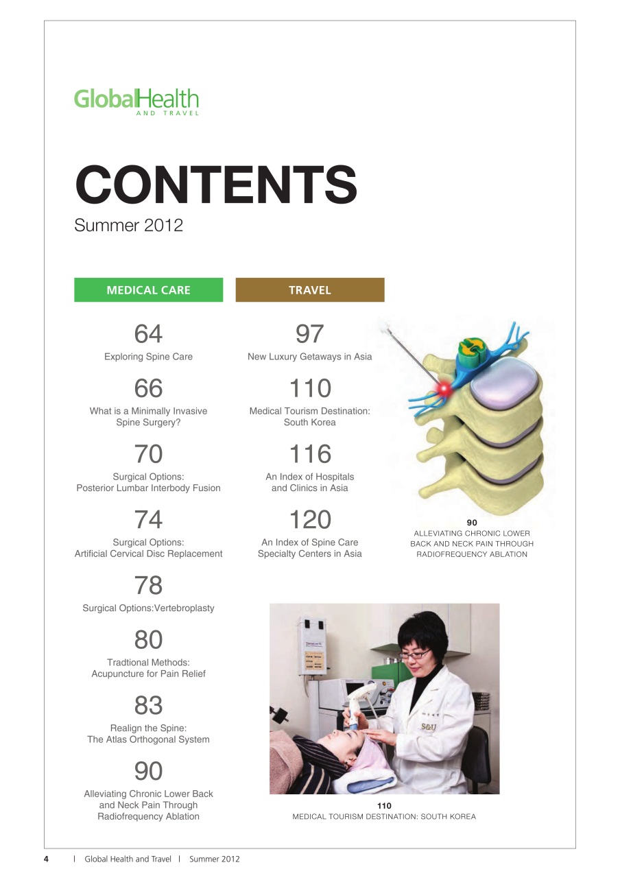 Global Health and Travel Magazine - Summer 2012 Back Issue