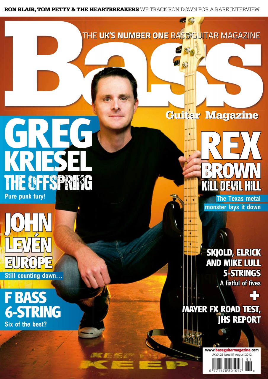 Bass Player UK Magazine - 81 August 2012 Subscriptions | Pocketmags