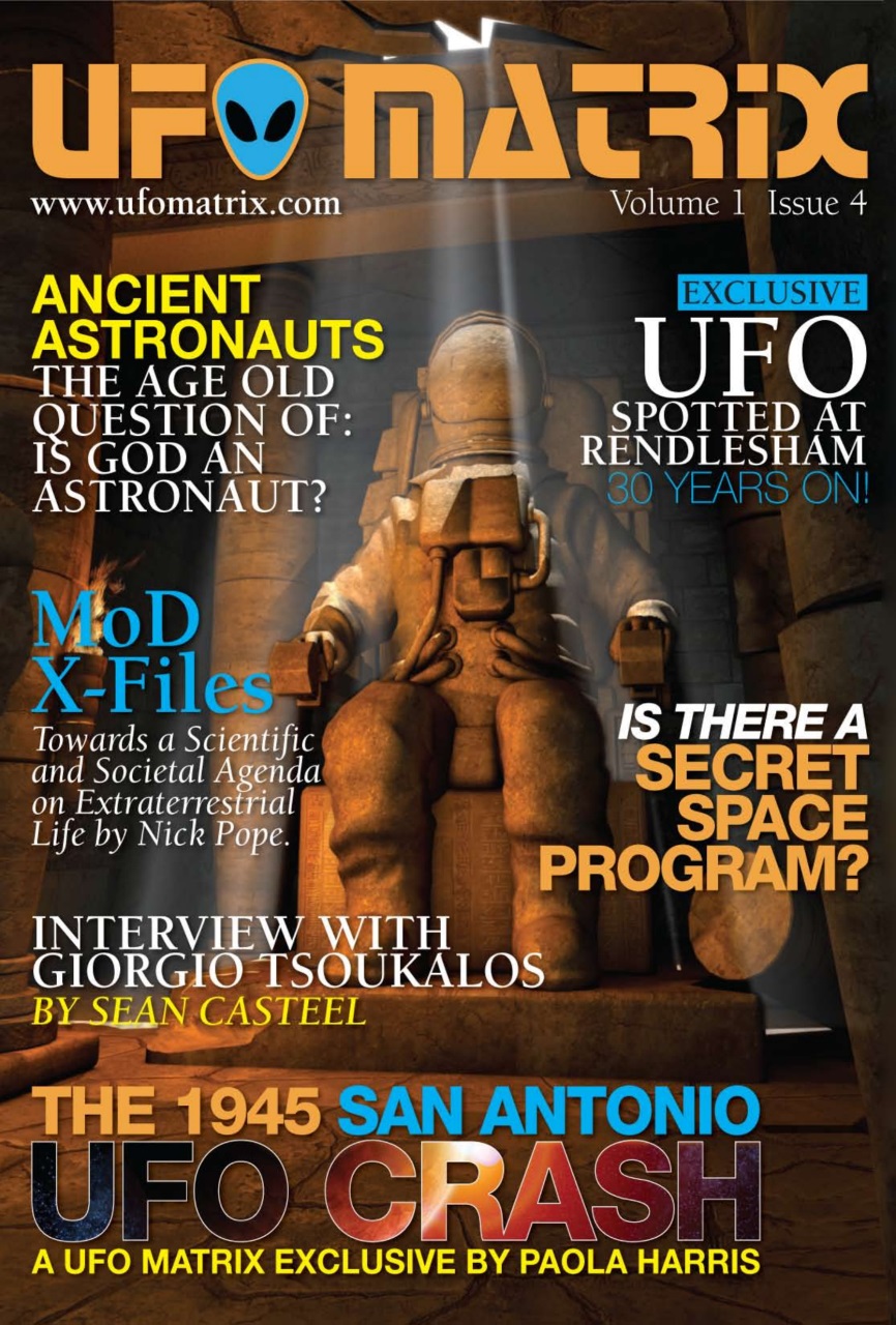 UFO Matrix Magazine - Issue 4 Back Issue