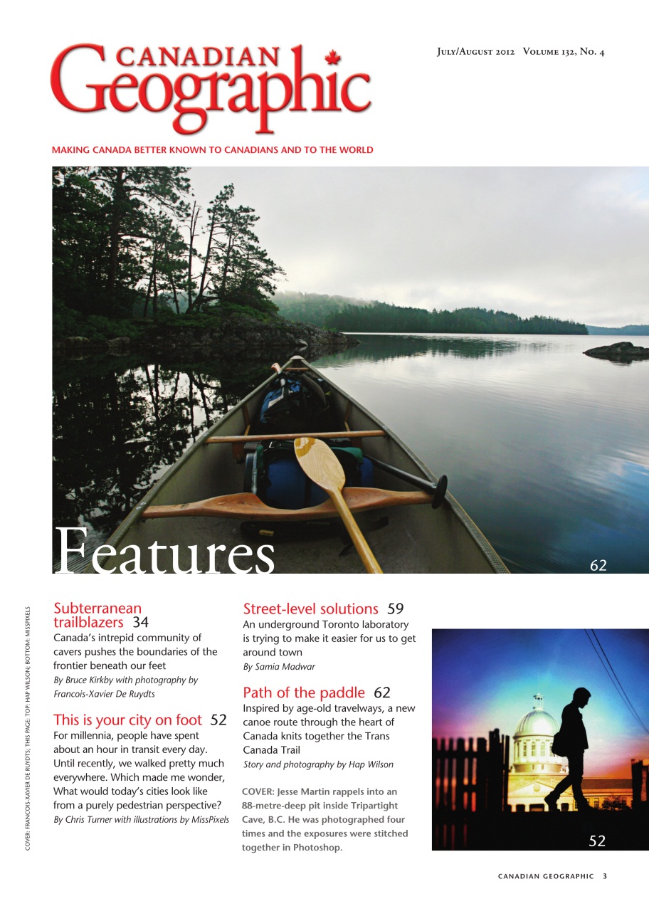 Canadian Geographic Magazine - July-August 2012 Back Issue