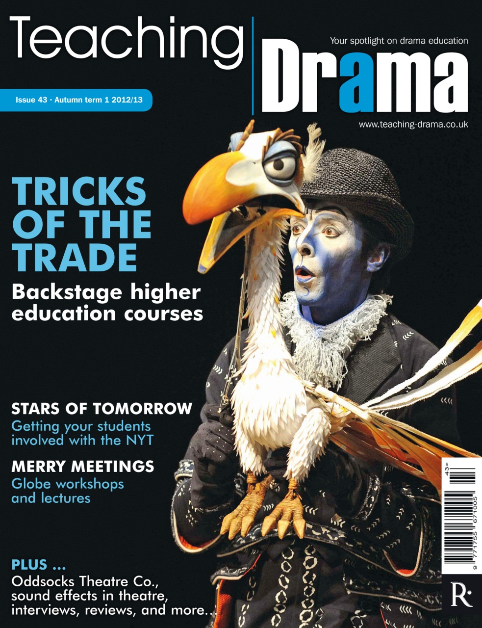 Drama and Theatre Magazine - Teaching Drama Autumn 1 2012-13 Back Issue
