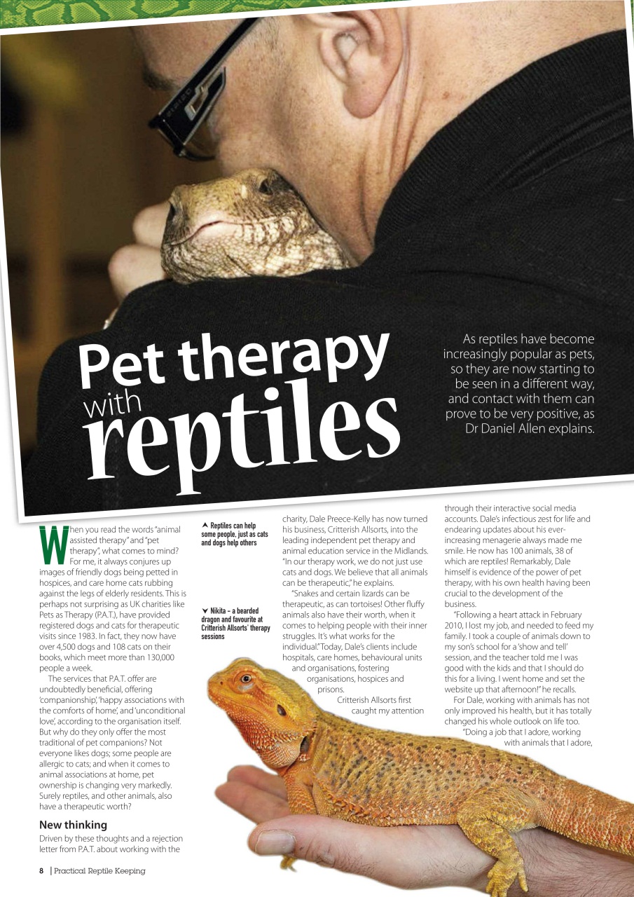 Practical Reptile Keeping Magazine - No.41 Reptile training Back Issue