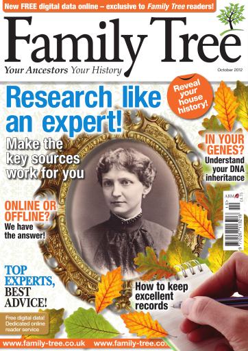 Family Tree Magazine - October 2012 Back Issue
