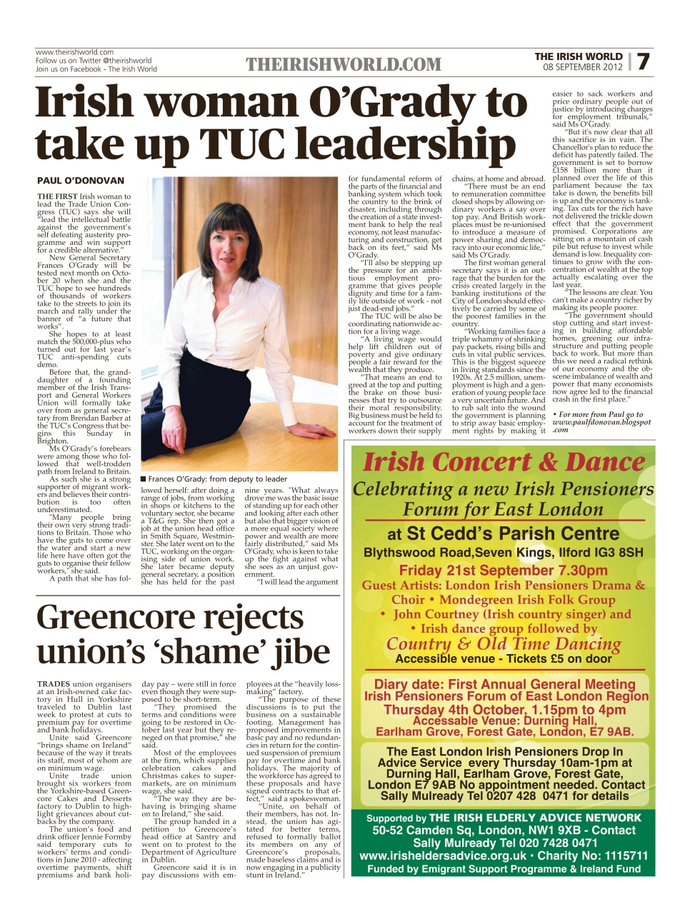 Irish World Magazine - Irish World Back Issue