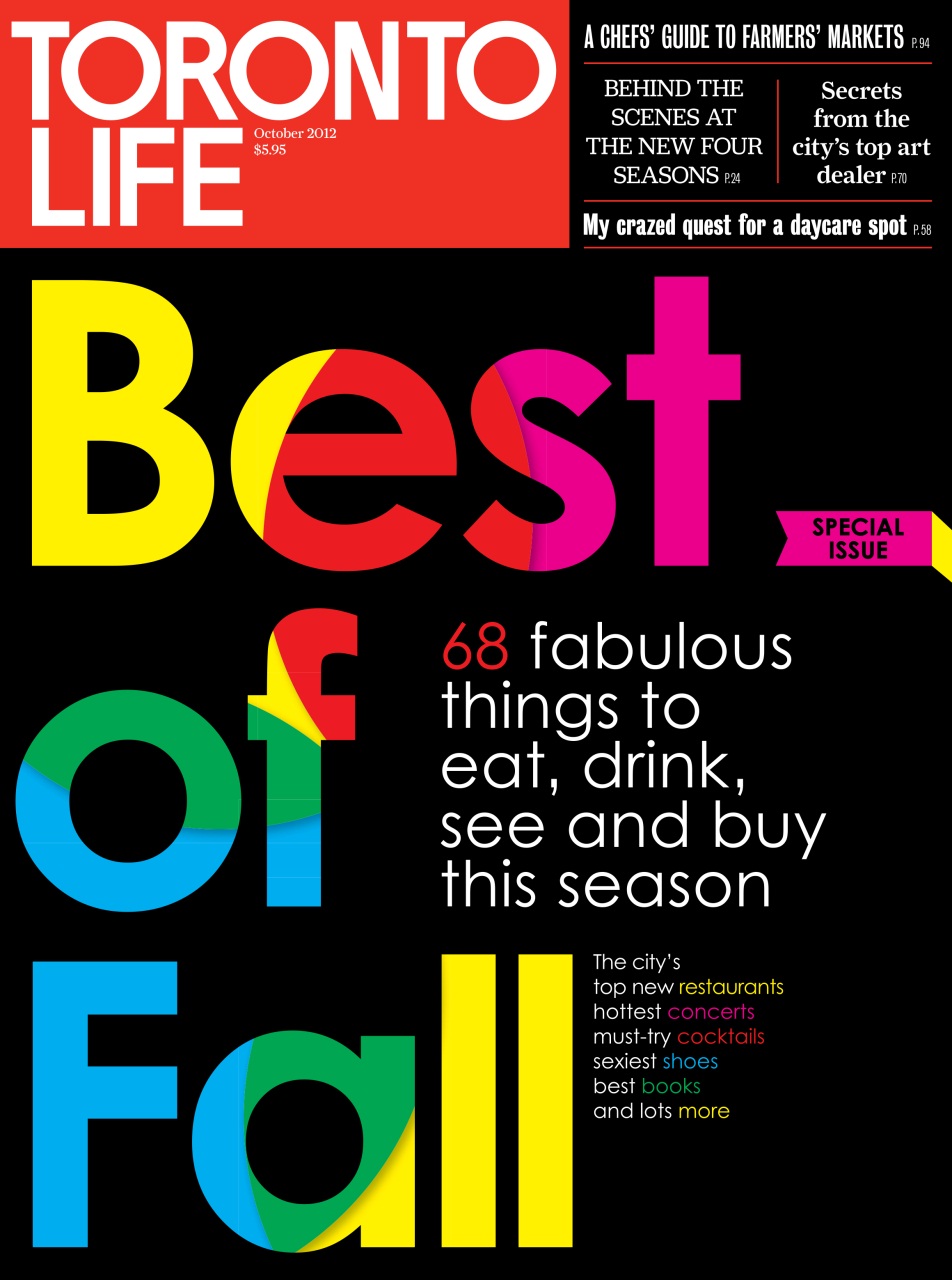 Toronto Life Magazine - October 2012 Back Issue