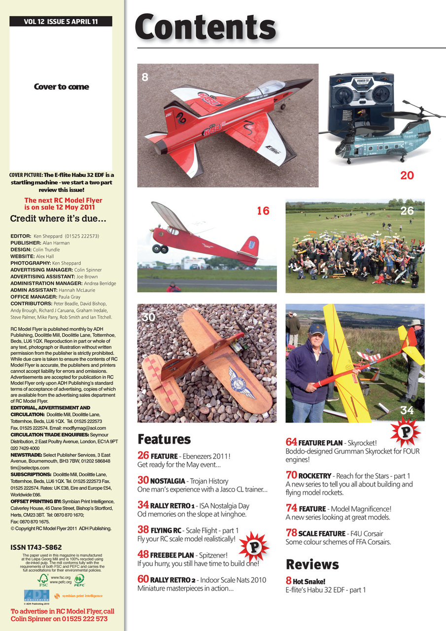 Radio Control Model Flyer Magazine - May 11 Back Issue