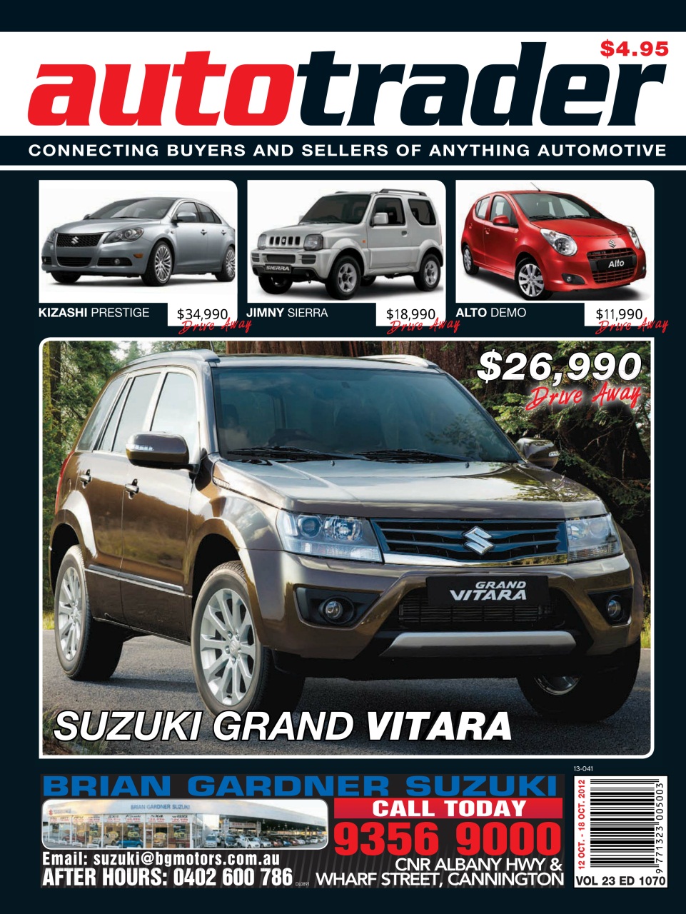 AutoTrader Magazine - Autotrader 1070 Back Issue