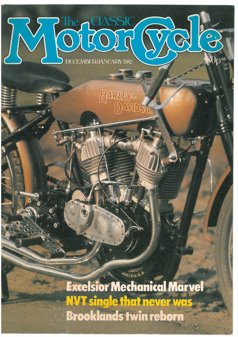 The Classic MotorCycle Magazine - December 1981-January 1982 Back Issue