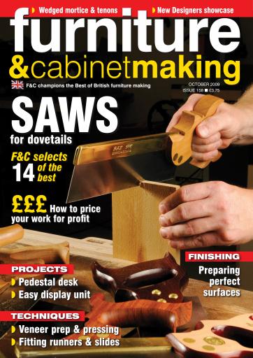 Furniture & Cabinetmaking Magazine - October 2009 Back Issue