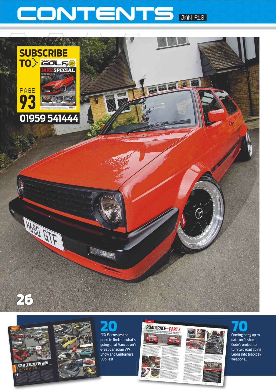 Volkswagen Golf + Magazine - Volkswagen Golf+ January 2013 Back Issue