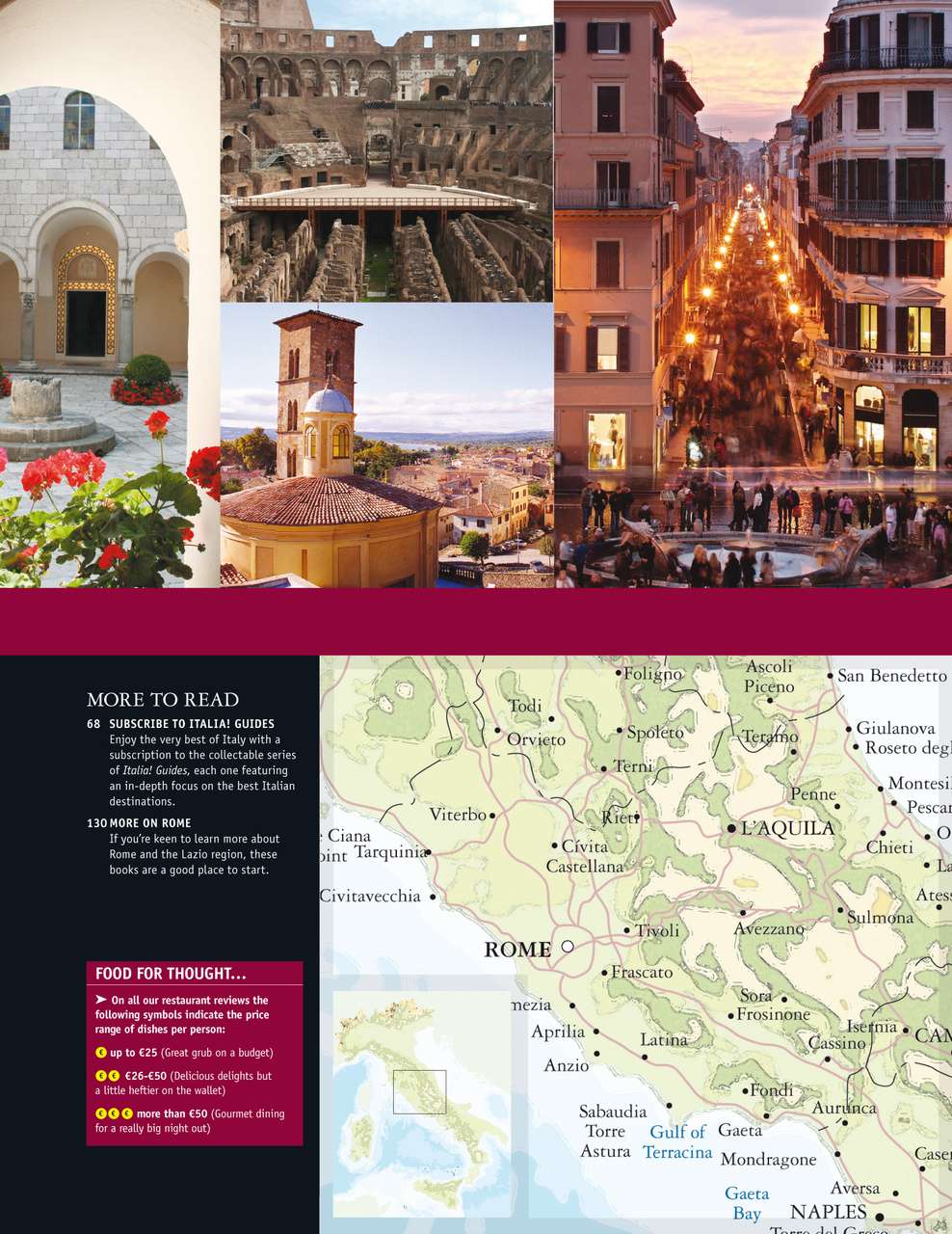 Italia! Guide to Rome Magazine Subscriptions and Italia! Guide to Rome ...