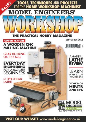 Model Engineers' Workshop Magazine - September 2012 Back Issue